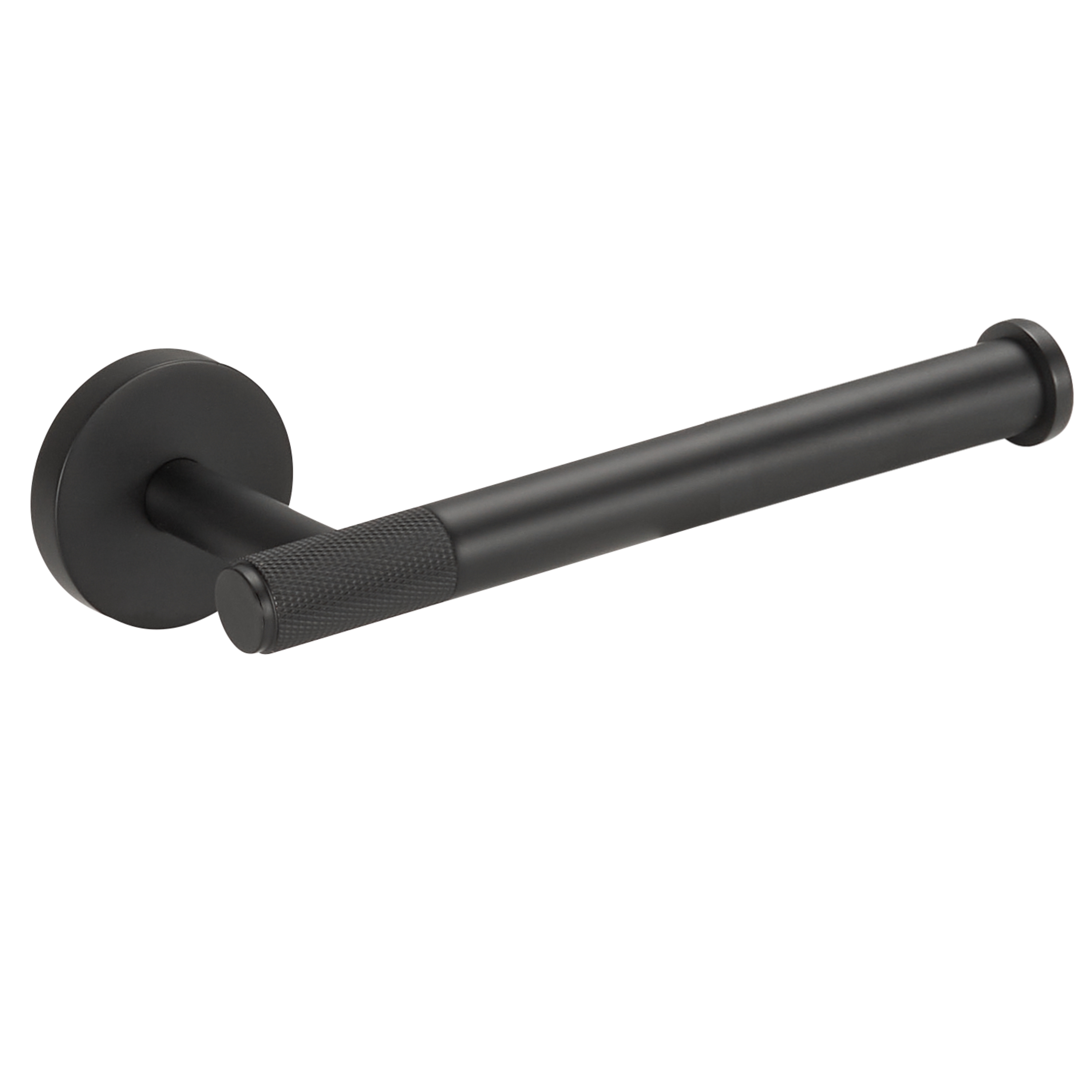 Toilet Roll Holder Wall-Mounted - Luxury Matt Black Toilet Paper Holde ...