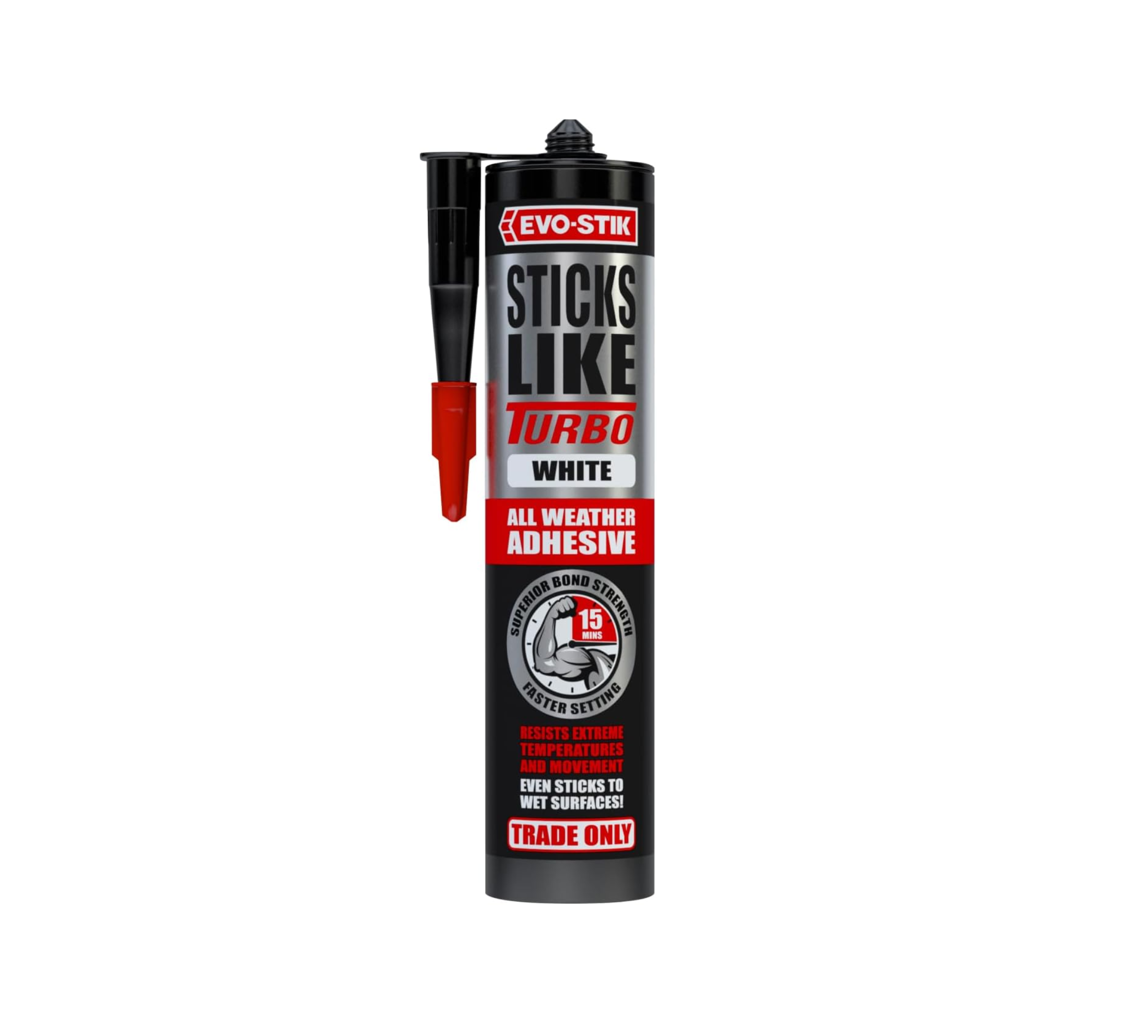 EVO-STIK Sticks Like Turbo Adhesive, All Weather, Fast Setting, Extrem ...