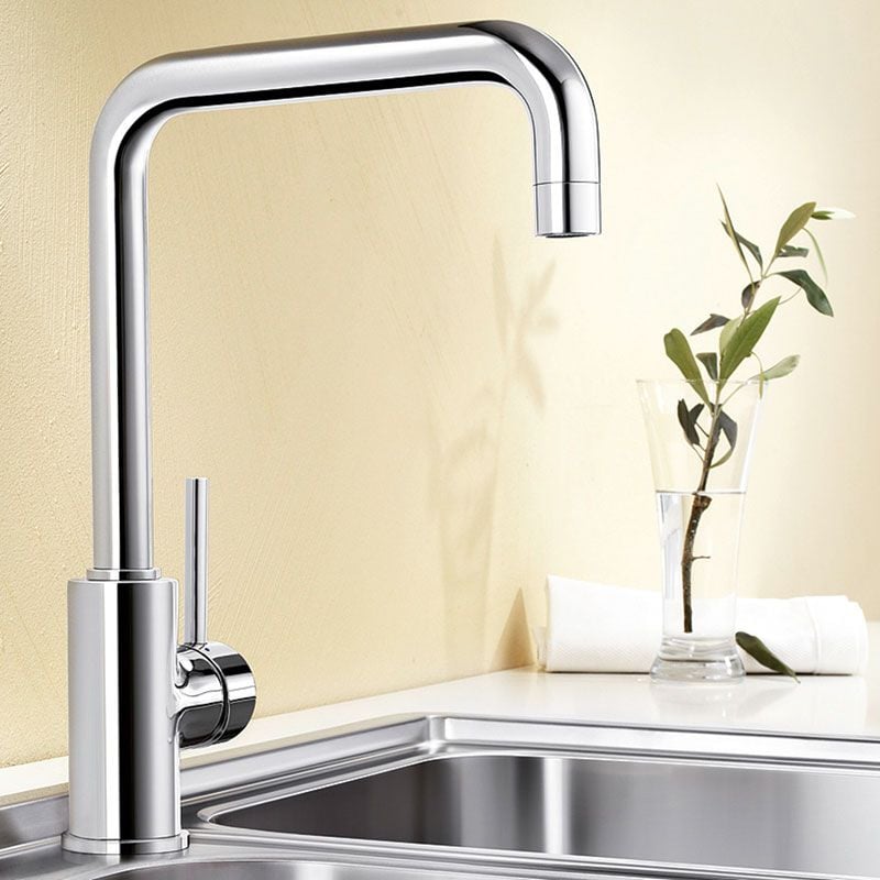 Blanco MILI Eco Flow Regulated Kitchen Mixer Tap - Chrome – Excel ...