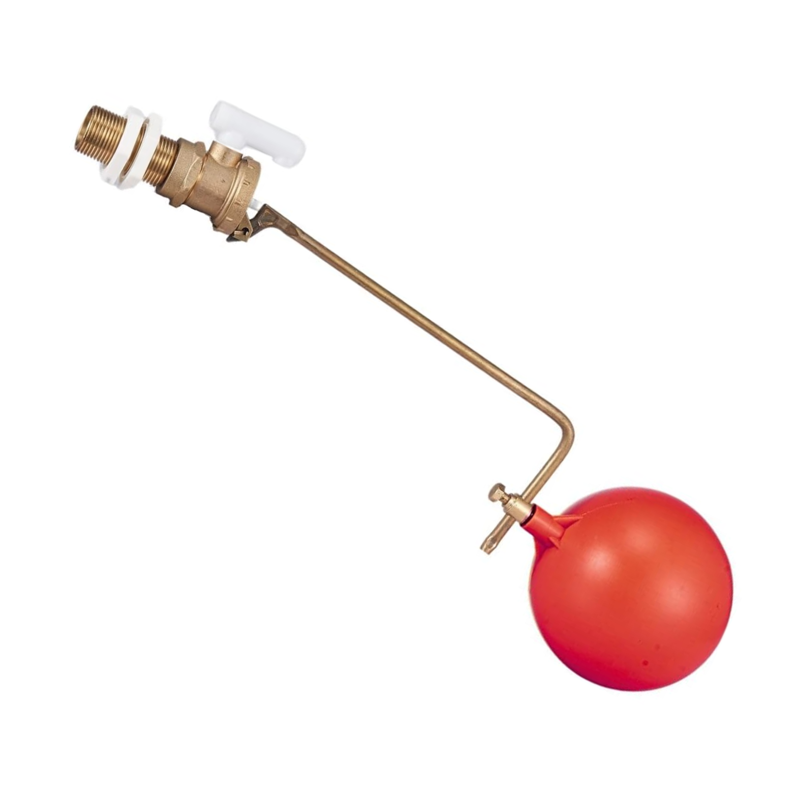 Adjustable 1/2" Part 2 Ball-Cock Float Valve with Ball for Toilet Cist ...